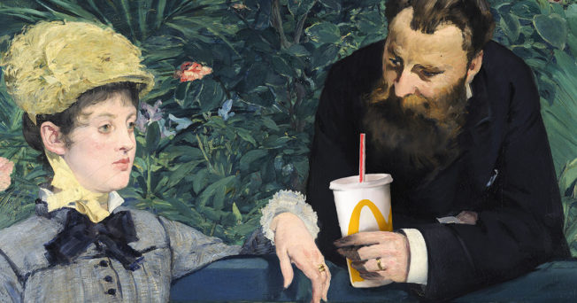 McDonald’s Campaign Defaces Impressionist Paintings
