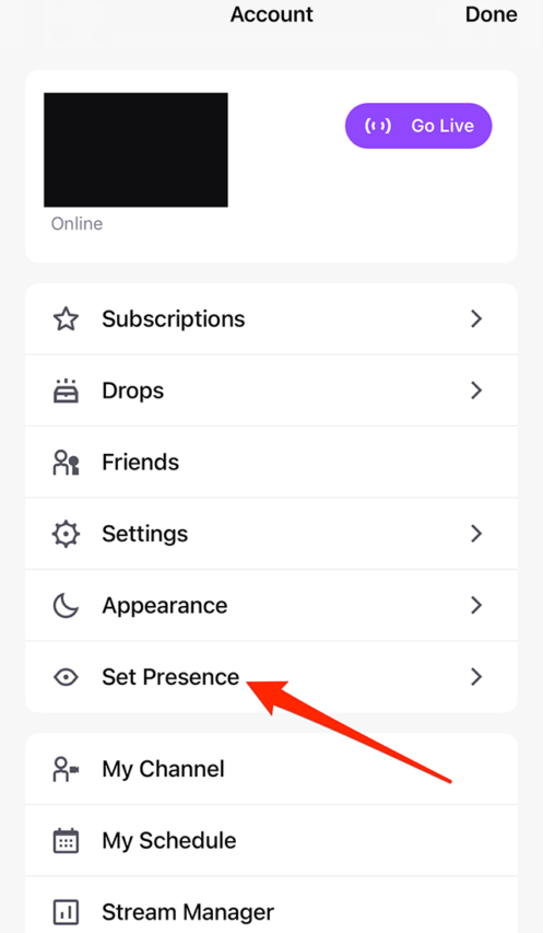 Twitch: How to Change Your Online Status on Mobile