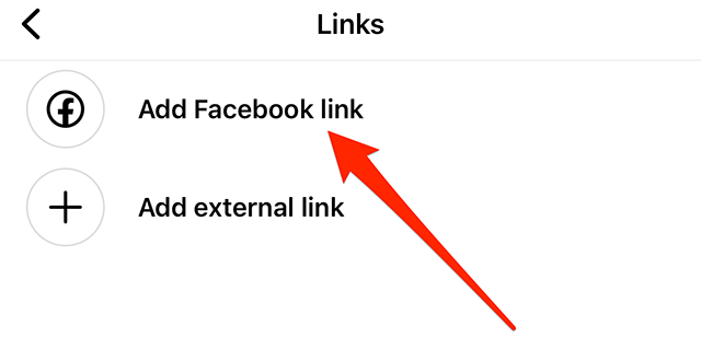 Instagram How To Add A Facebook Link To Your Profile