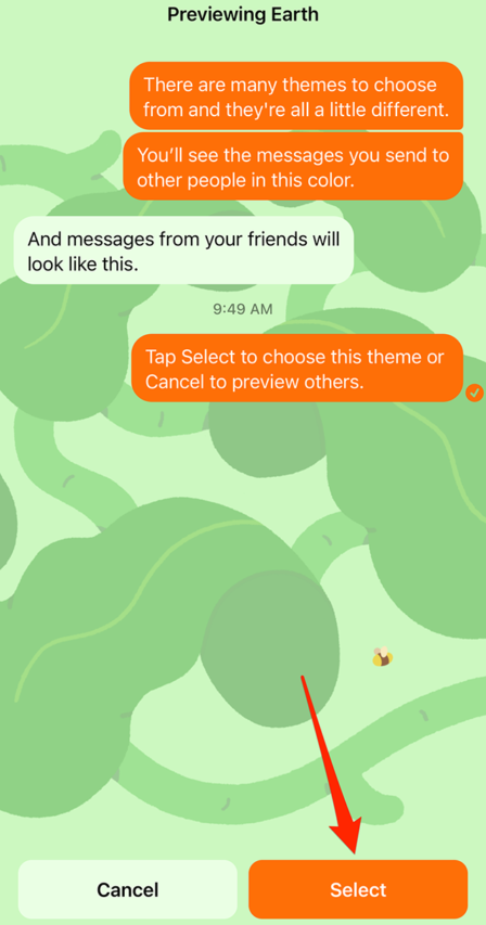 Messenger: How to Use the Earth Chat Theme