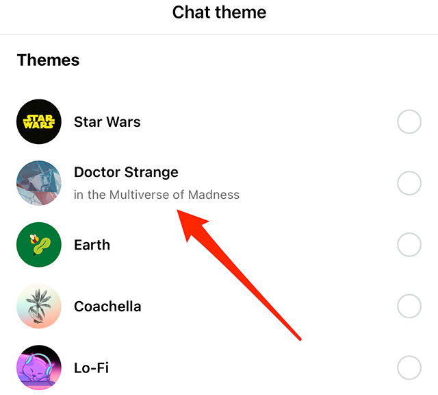 Instagram: How to Use the Doctor Strange Chat Theme
