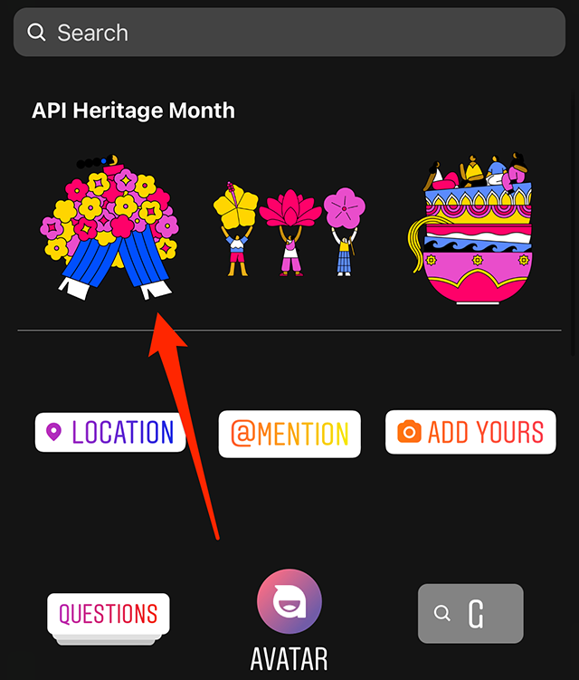 Instagram: How to Use the 2022 API Heritage Month Stickers in Stories