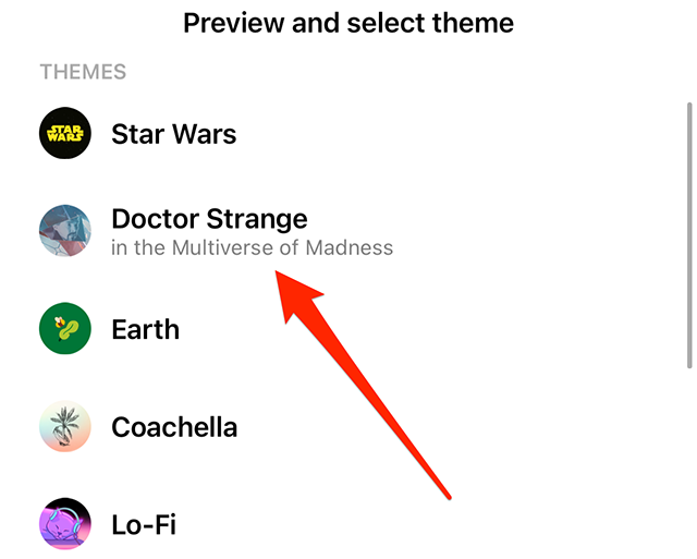 Messenger: How to Use the Doctor Strange Chat Theme