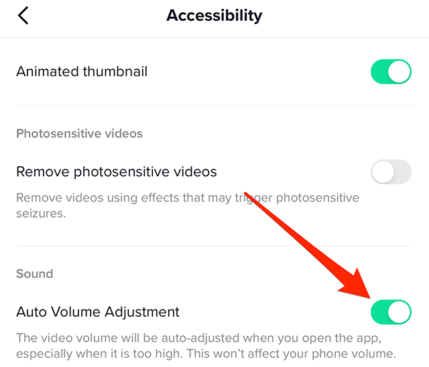 TikTok: How to Turn Off Auto Volume Adjustment