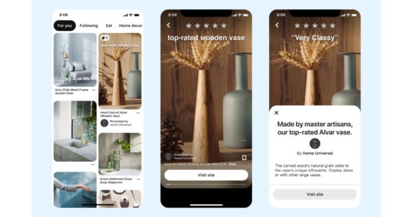 Pinterest Debuts Idea Ads, Paid Partnership Tool