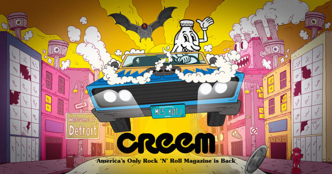 Creem Magazine Returns With Trippy Ad Starring a Headless Bat