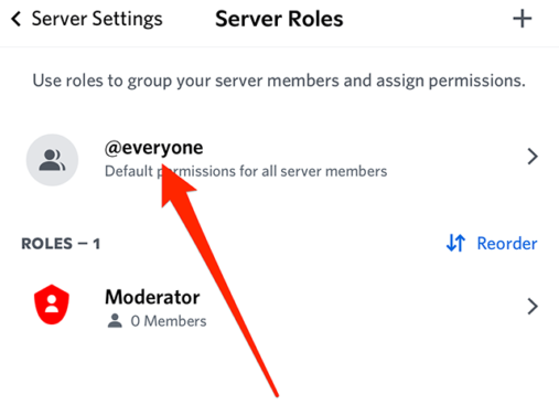 Discord: How to Change Server Permissions for All Members on Mobile