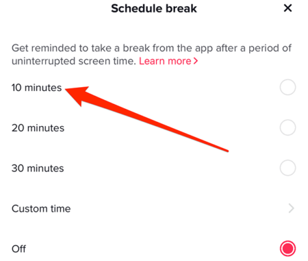 TikTok: How to Turn On Screen Time Break Reminders