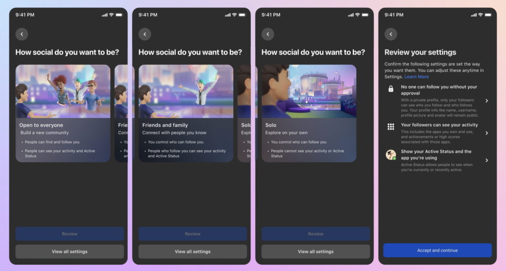 Meta Accounts, Meta Horizon Profiles Begin Rolling Out Globally