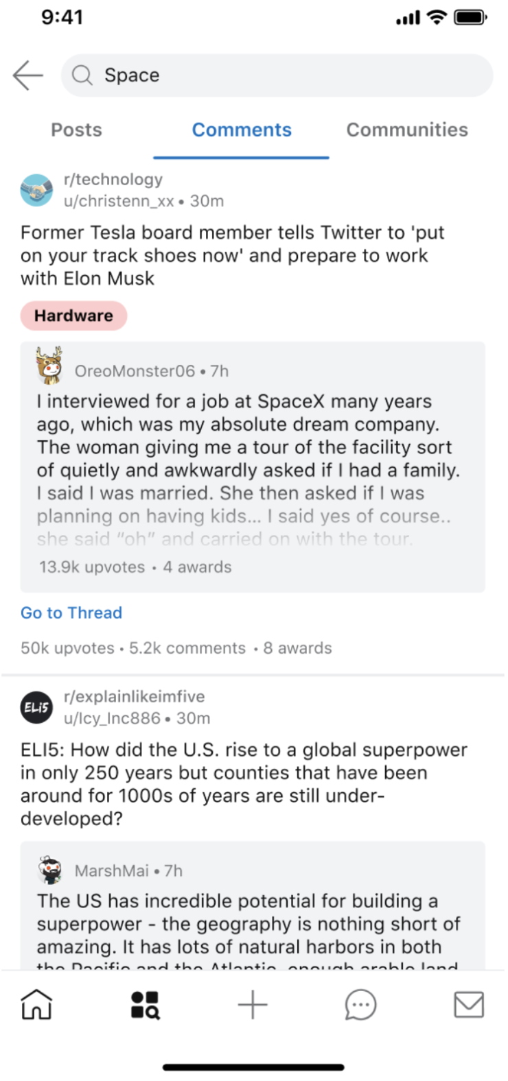 Reddit Adds Comment Search for Android, iOS