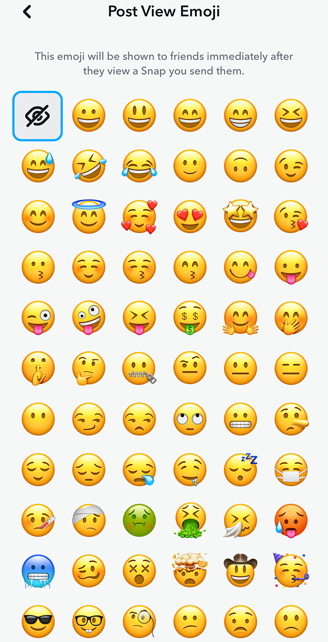 Snapchat+: How to Choose Your Post View Emoji
