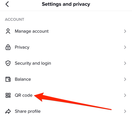 TikTok: How to Scan a QR Code