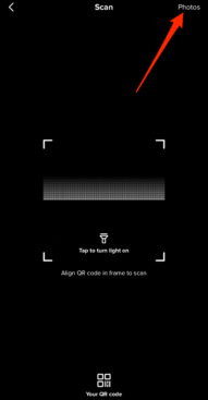 TikTok: How to Scan a QR Code