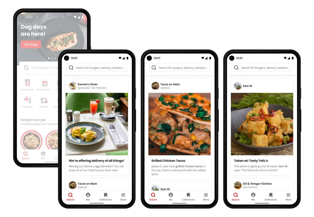 Yelp Begins Overhauling Its Android App