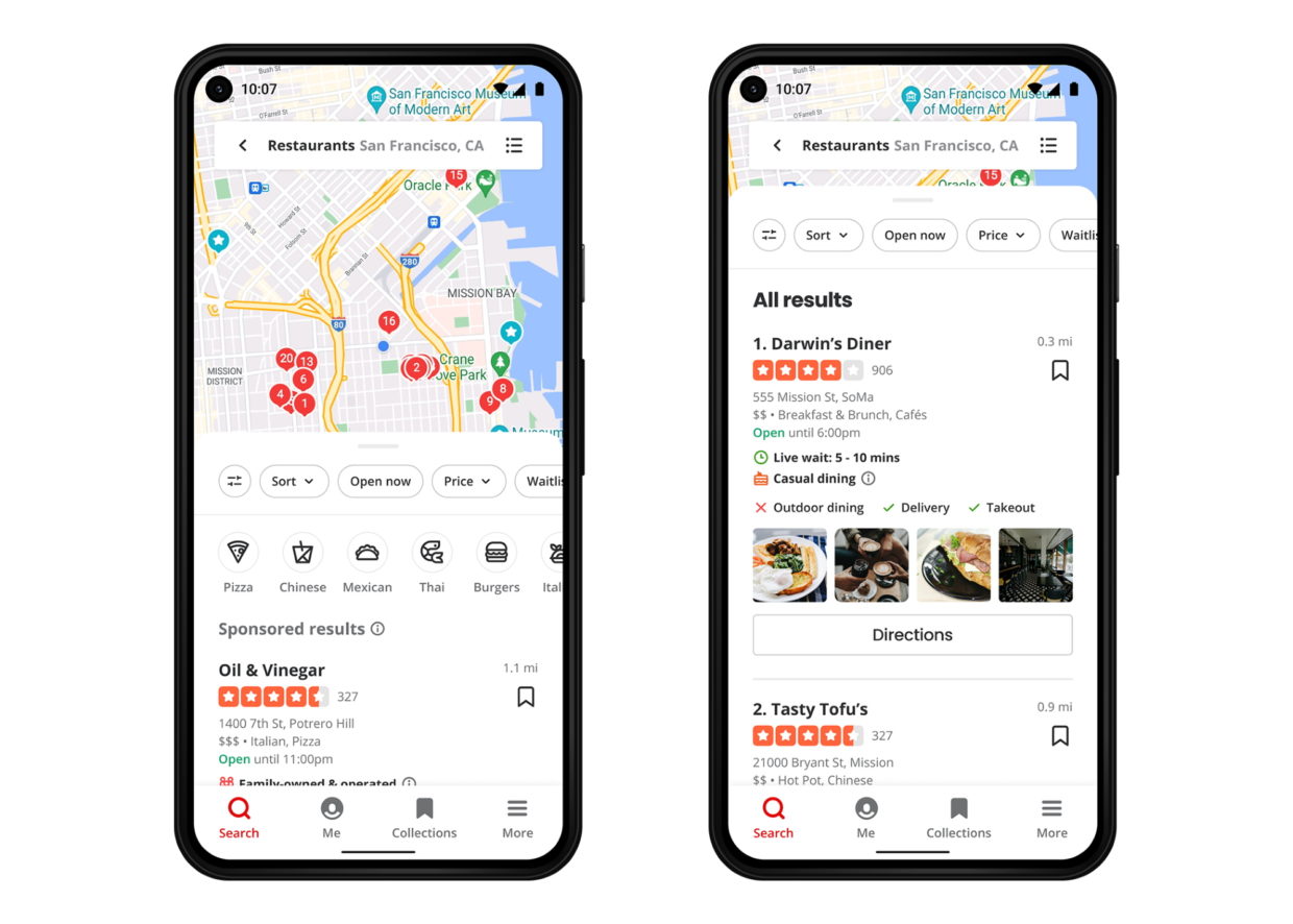 Yelp Begins Overhauling Its Android App