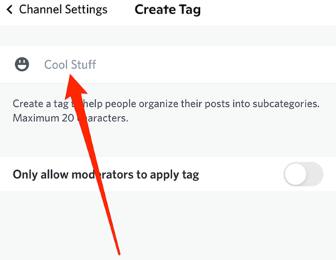 Discord: How to Add Tags to a Forum Channel