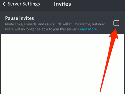 Discord: How to Pause Invites on Mobile