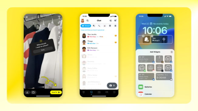 Snapchat Debuts 3 New Features