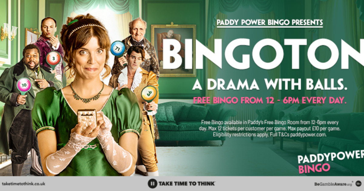 Paddy Power Spoofs Bridgerton to Promote Bingo Platform