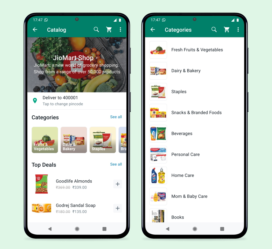 WhatsApp Debuts First End-to-End Shopping Experience With JioMart in India