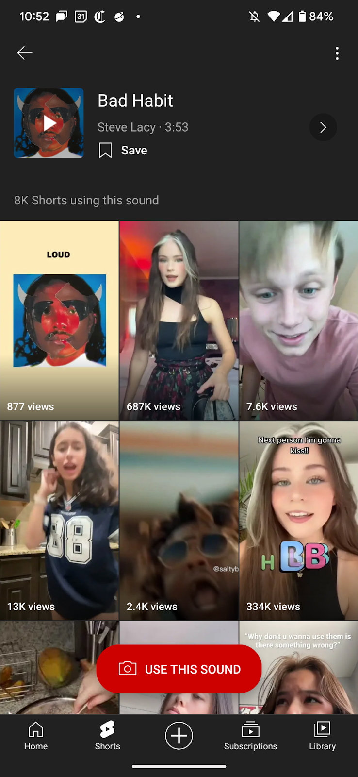 YouTube Adds Sounds From Shorts Playlist