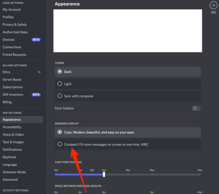 Discord: How to Turn On Compact Mode on Desktop