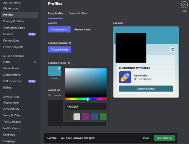 Discord Nitro: How to Change Your Profile Theme on Desktop