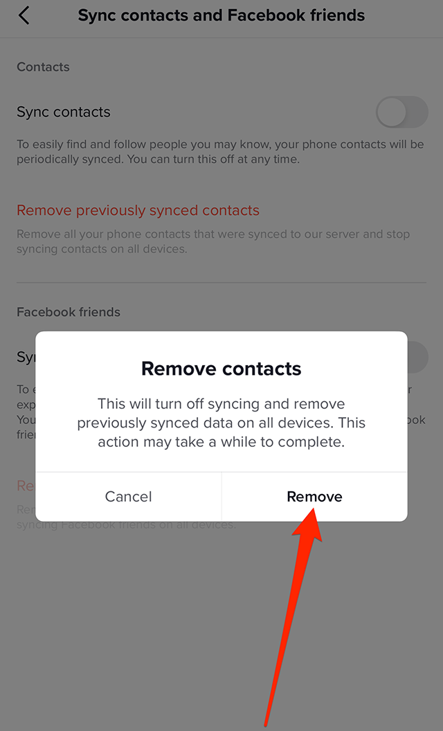 TikTok: How to Remove Your Synced Contacts From the App