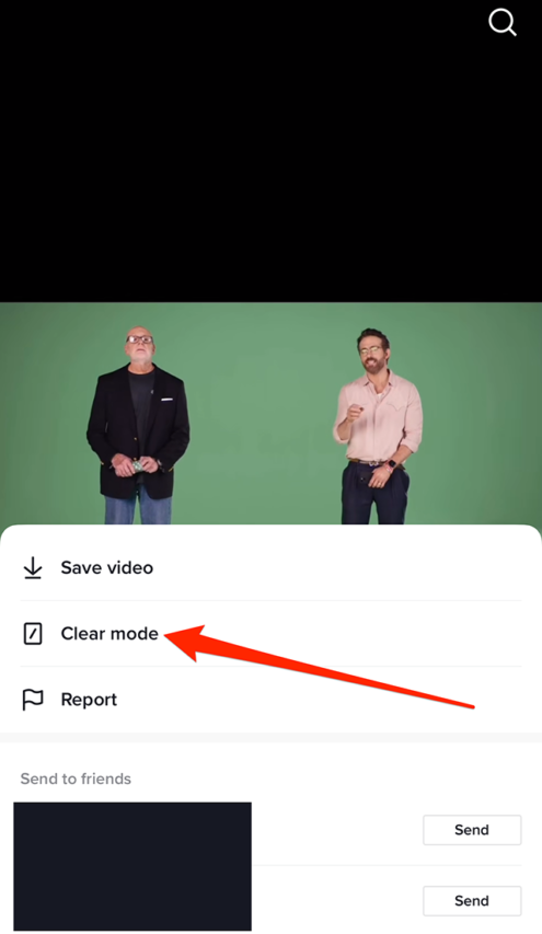 TikTok: How to Use Clear Mode