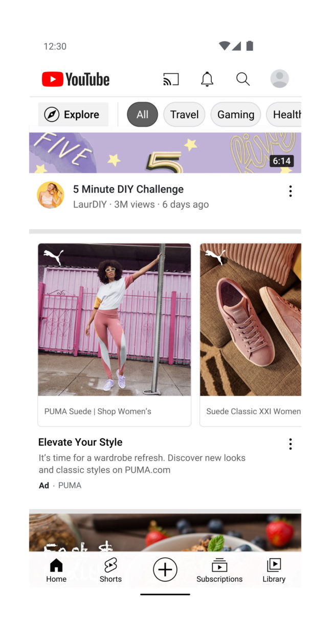 YouTube Extends Product Feeds to Discovery Ads