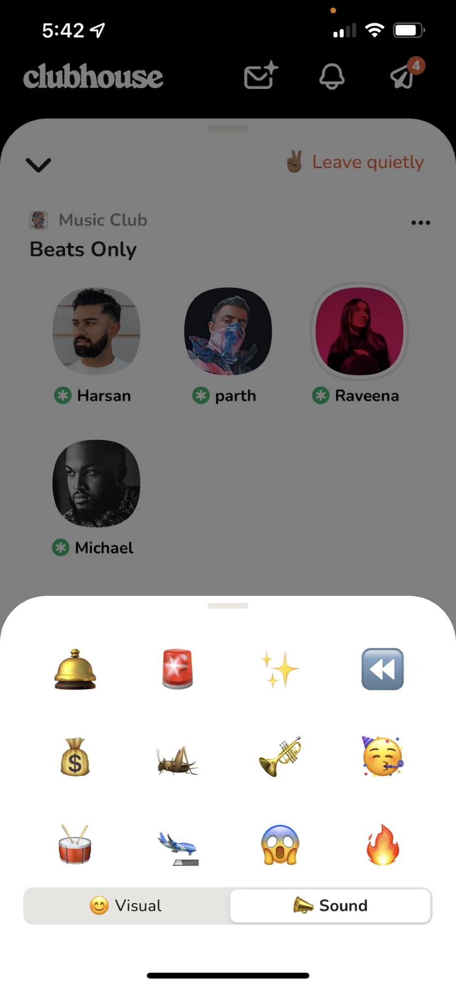 Now Hear This: Clubhouse Debuts Background Music, Sound Reactions