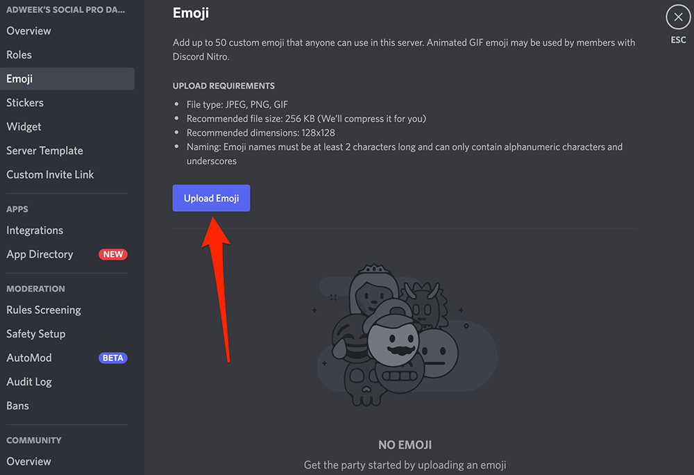 Discord: How to Add Custom Emojis to a Server on Desktop