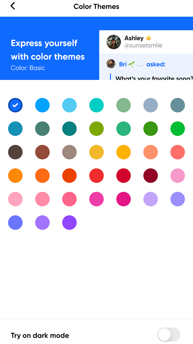 Hive: How to Change Your Color Theme