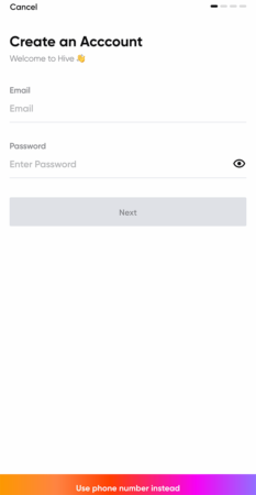 How to Sign Up for Hive
