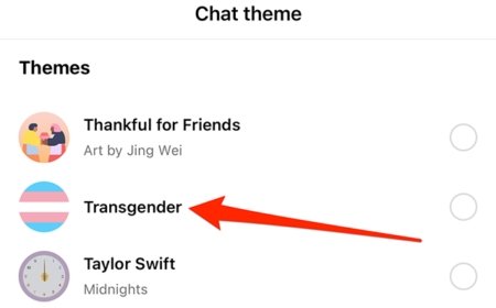 Instagram: How to Use the Transgender Chat Theme