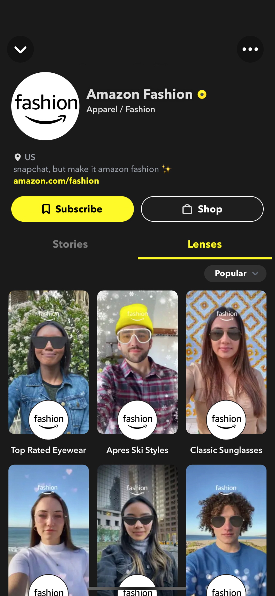Snap, Amazon Kick Off Major Partnership With AR Try On Lenses for Eyewear