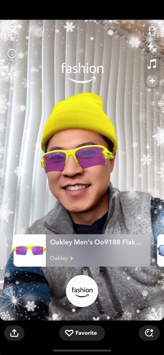 Snap, Amazon Kick Off Major Partnership With AR Try On Lenses for Eyewear
