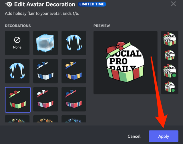 Discord Nitro: How to Decorate Your Avatar for Snowsgiving