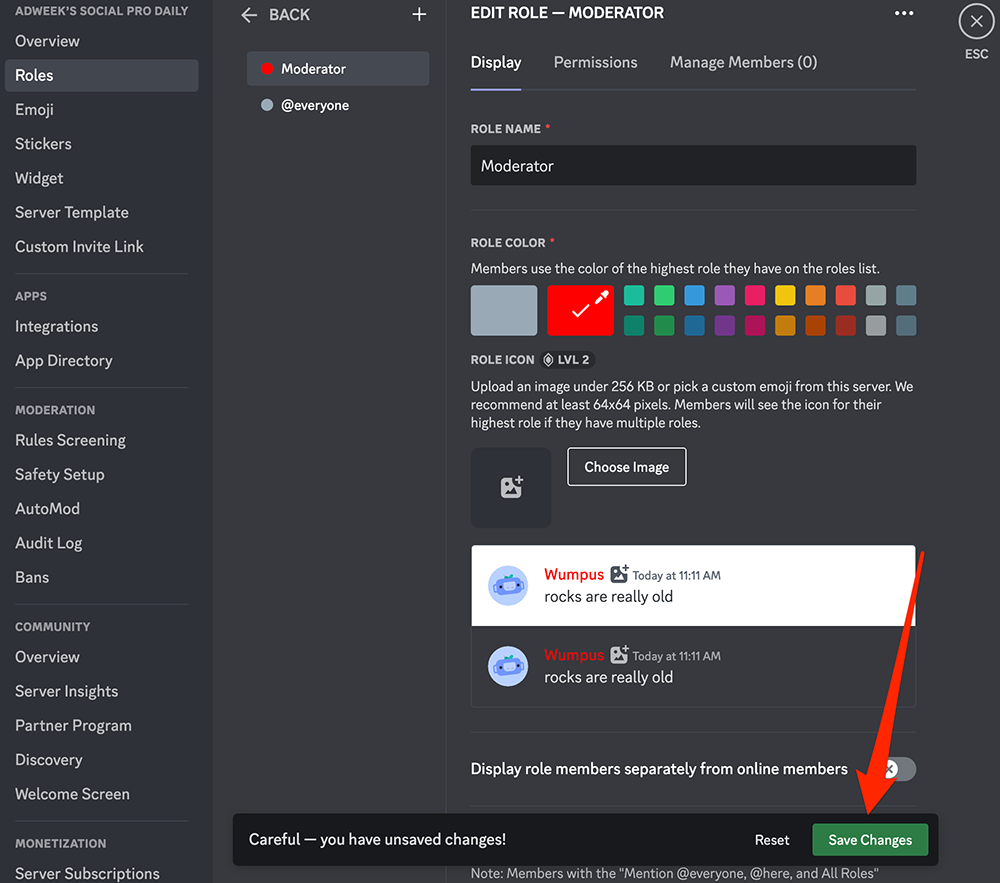 Discord: How to Create Server Roles on Desktop