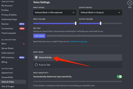 Discord: How to Change Your Voice Input Mode on Desktop