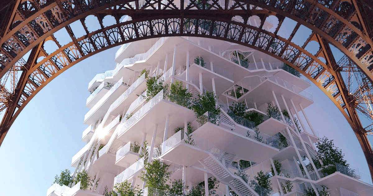 Project Reinvents Eiffel Tower to Promote Sustainable Design