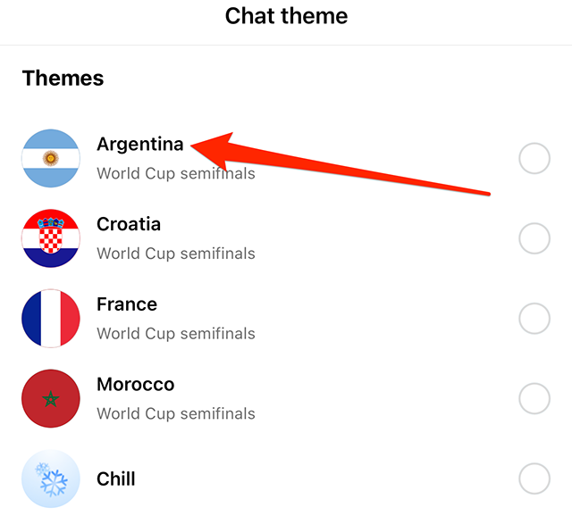 Instagram: How to Use the World Cup Semifinals Chat Themes