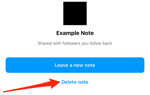 Instagram: How to Delete a Note