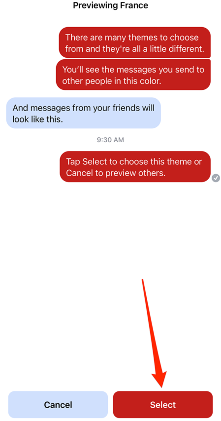Messenger: How to Use the World Cup Semifinals Chat Themes
