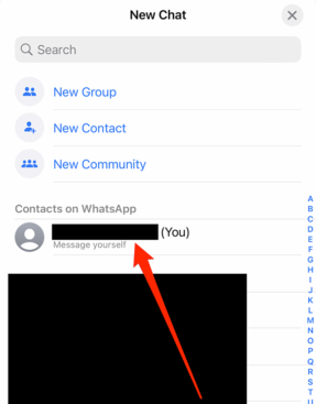 WhatsApp: How to Send Messages to Yourself