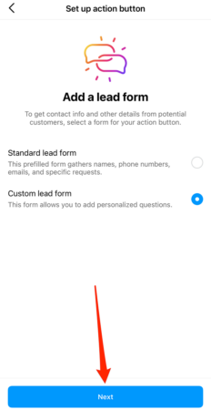 Instagram for Business: How to Add a Lead Form to Your Profile