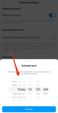 Instagram: How to Schedule a Post