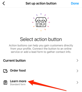 Instagram for Business: How to Add a Lead Form to Your Profile