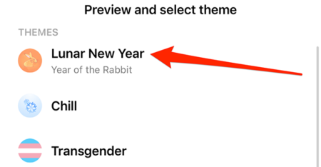 Messenger: How to Use the Year of the Rabbit Chat Theme