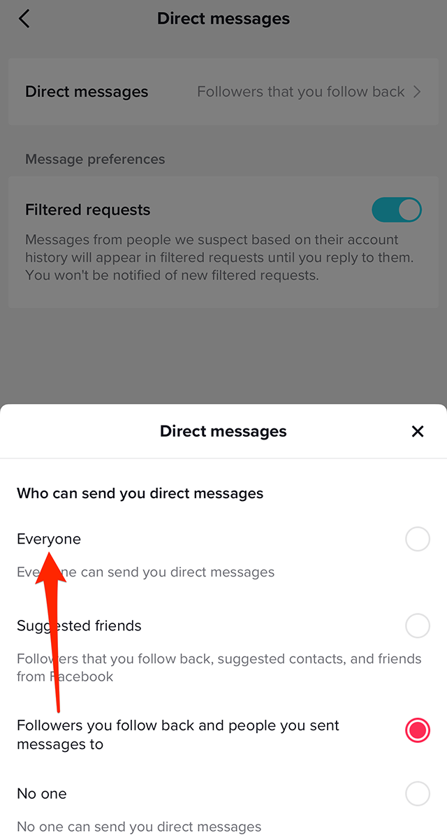 TikTok: How to Receive Direct Messages From Everyone